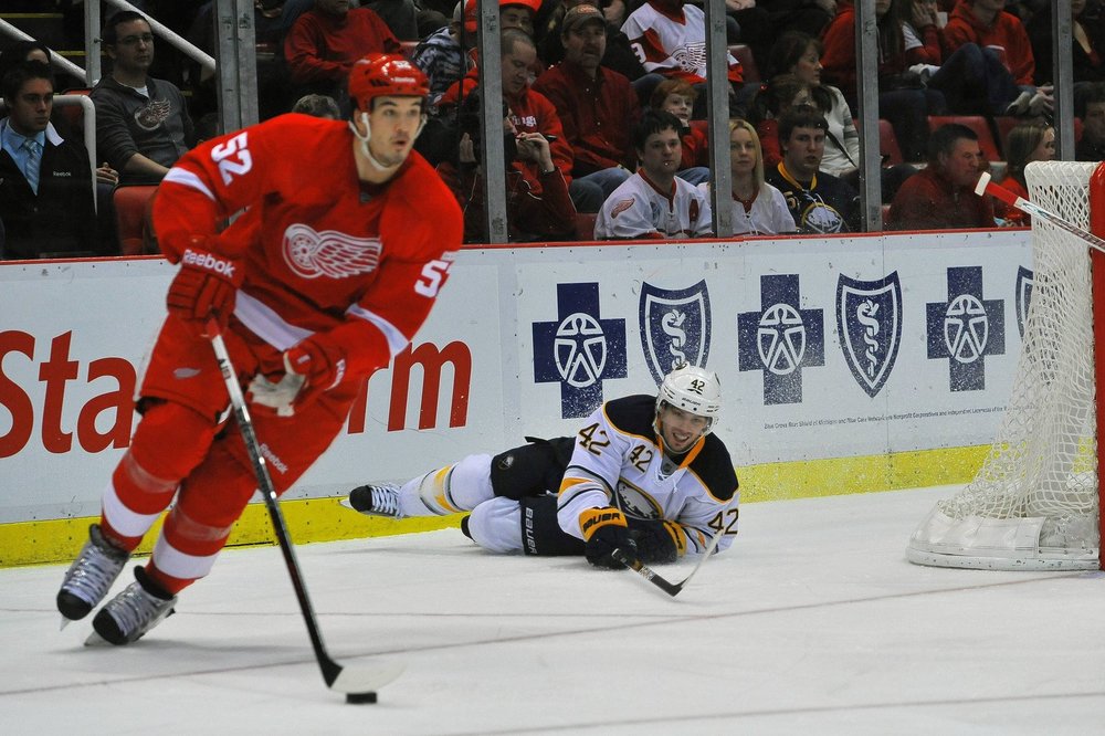 Red Wings Verteidiger Jonathan Ericsson in Schwedens dritter Liga ...