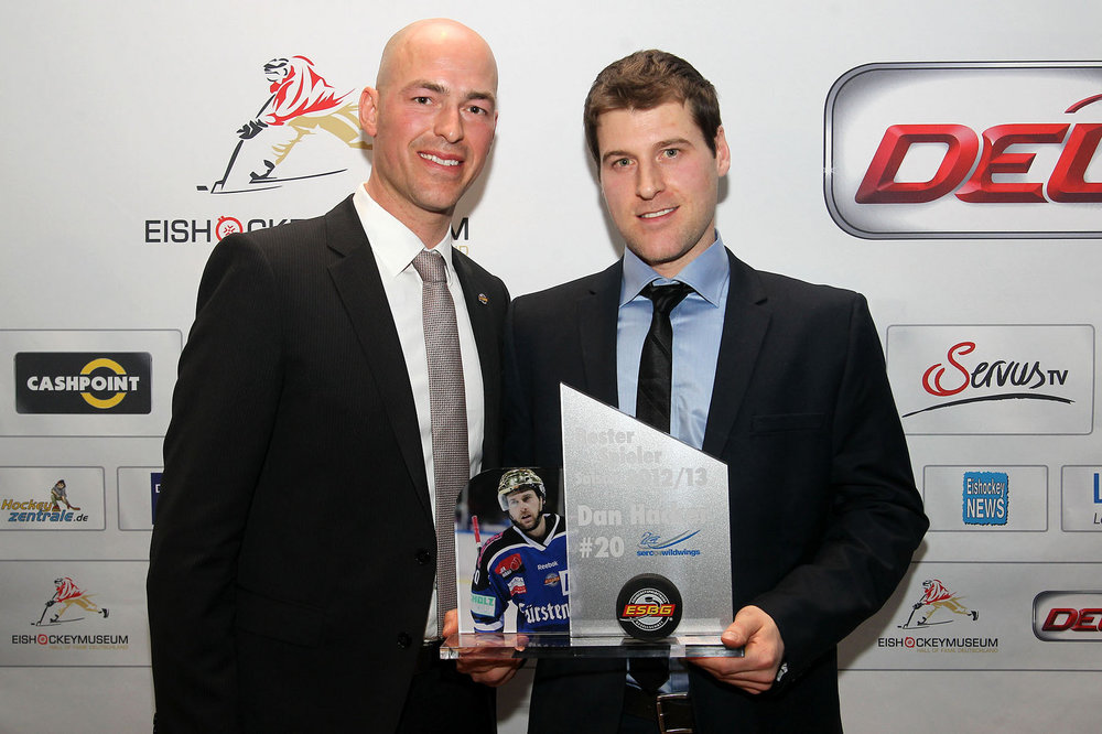 Schwenningens Dan Hacker sichert sich den Titel - Eishockey NEWS