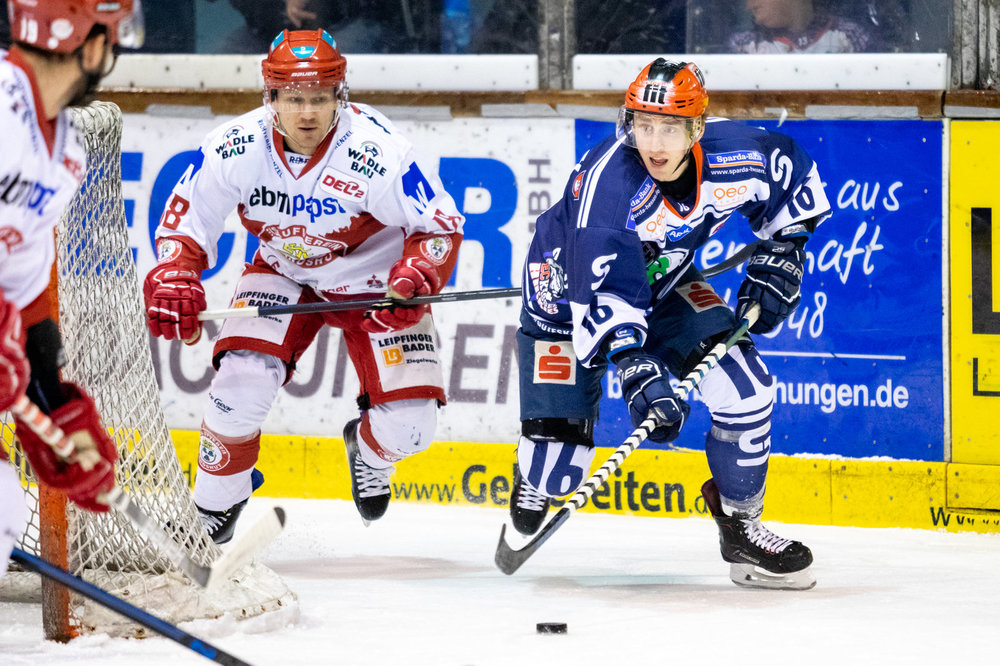 Stürmer Ben Duffy von den Kassel Huskies ist der Spieler des Monats ...