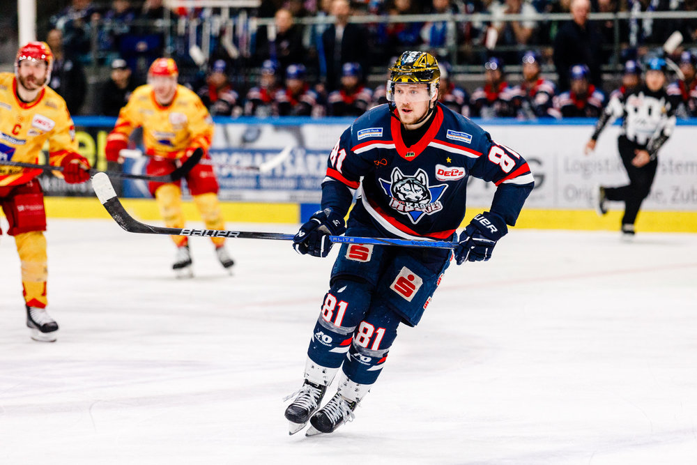 Kassels Stürmer Ryan Olsen ist der Spieler des Monats März 2024 in der ...